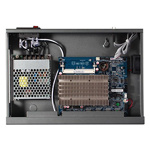 Firewall Hardware, OPNsense, VPN, Network Security Appliance, Router PC, Intel J1900, HUNSN RS17f, 4 x Intel Gigabit LAN, 2 x USB, VGA, Fanless, 2 x Reserved Fan, 4G RAM, 64G SSD