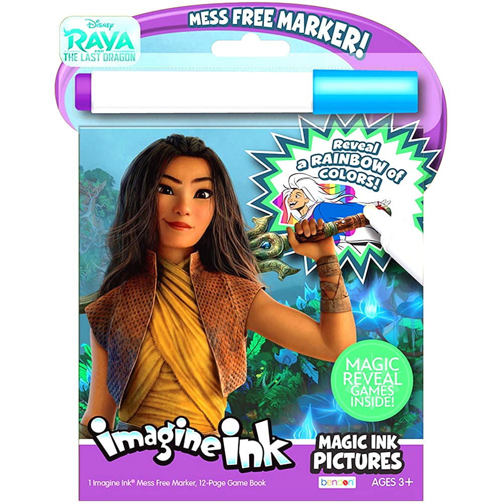 Disney Raya and The Last Dragon Coloring Books and Activities Bundle Set with Coloring Books, Imagine Ink, Stickers and More
