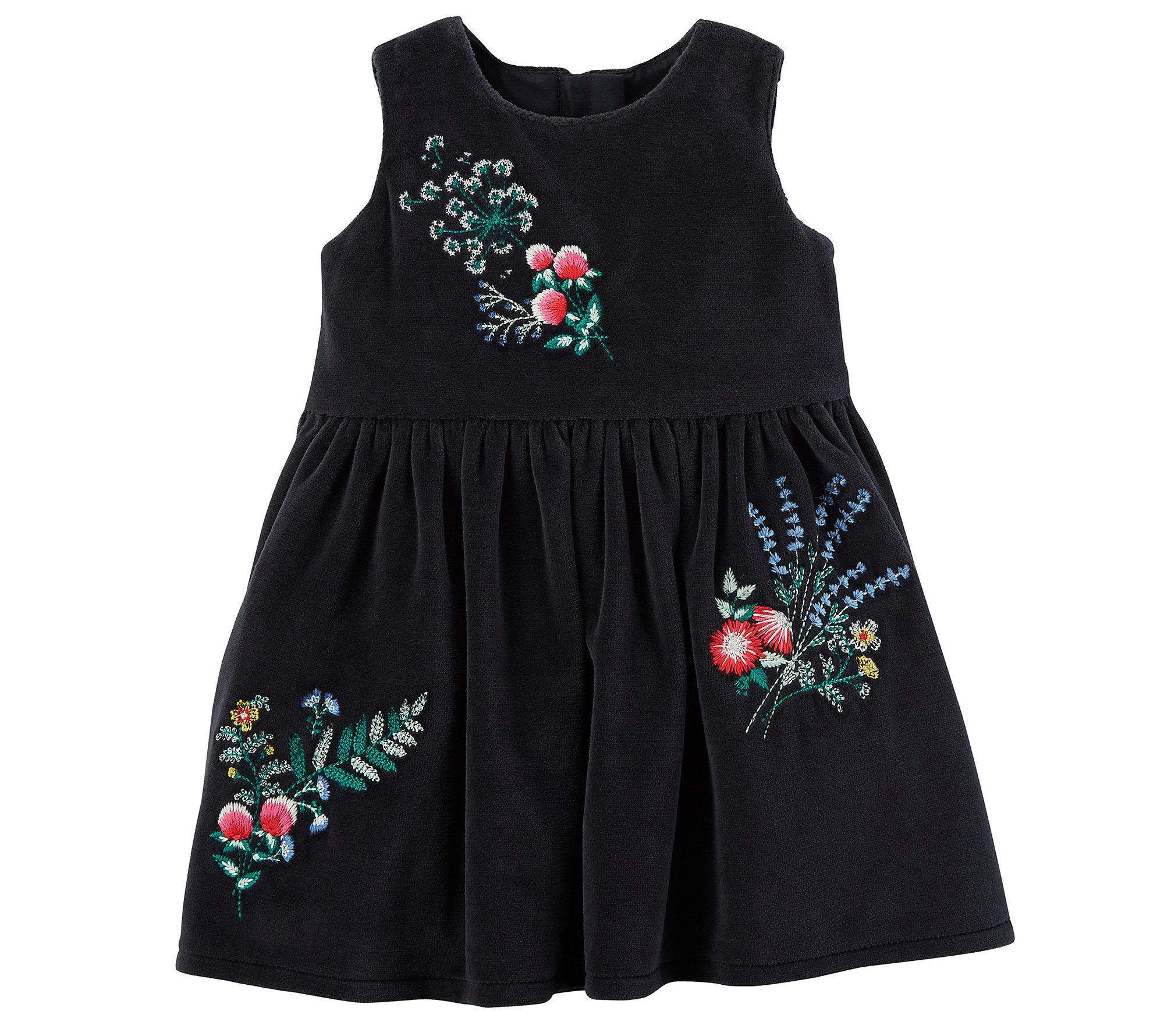 Carter's Baby Girls' Floral Dress 3 Months Black