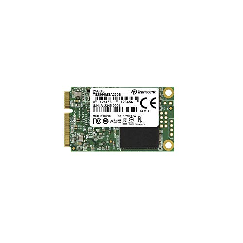 Transcend 256GB MSA230S mSATA SSD, MO-300A, Solid State Drive, SATAIII - TS256GMSA230S