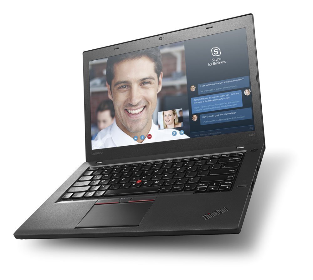 Lenovo ThinkPad T450 Business Ultrabook (14" HD Display, i5-5300U 2.3GHz, 4GB RAM, 128GB SSD, Window 10 Pro ) - Black