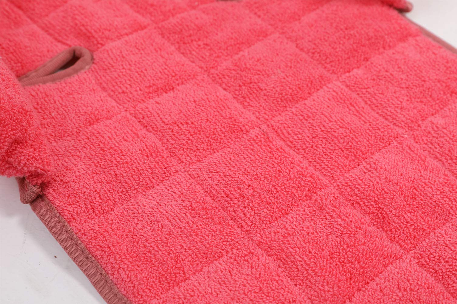 Long-Ci 2-in-1 Baby Insert Cushion Pad with Head Neck Body Support Pillow in Plush Terry for Newborn (Red Beige)
