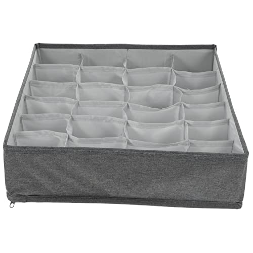 Cabilock 3pcs Fabric Sock Box Dresser Divider Hanging Drawers for Closet Clothing Storage Box Panty Organizers Clothing Organizer Sock Organizer Drawer Organizer for Clothing Sock Divider