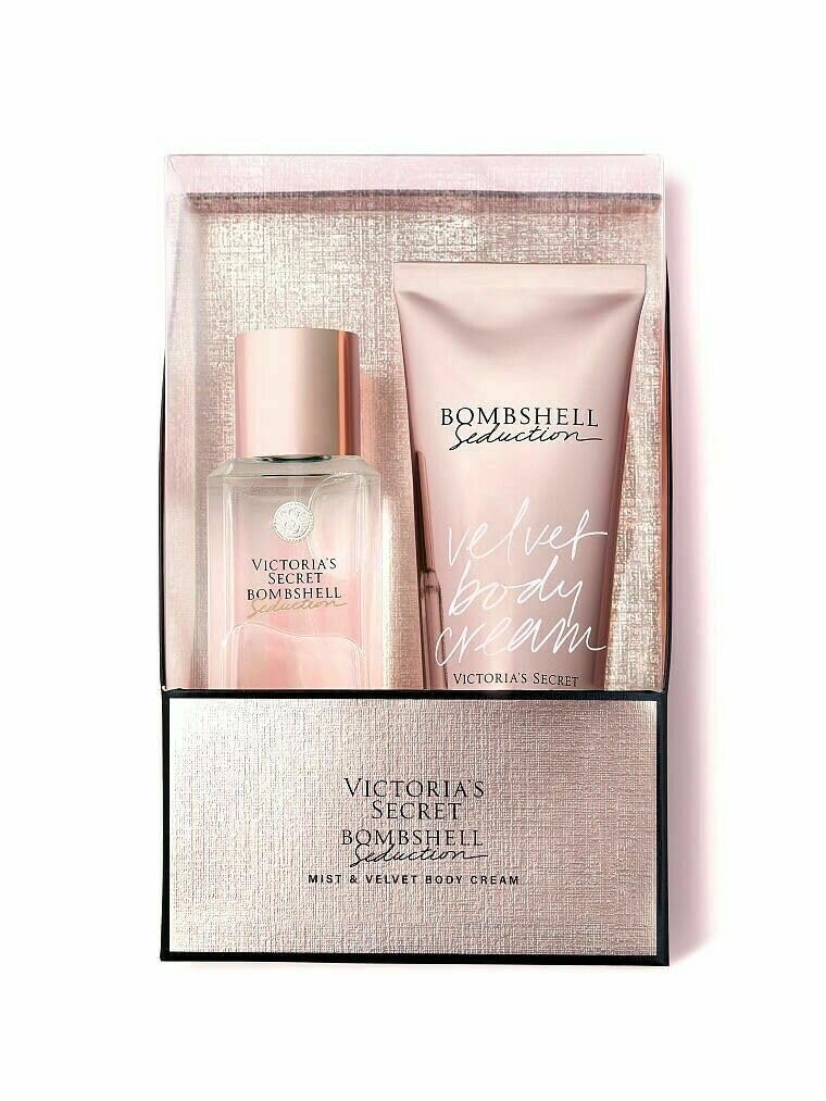 Victoria's Secret Gift Set Bombshell Seduction 2 Piece Mist & Velvet Body Cream