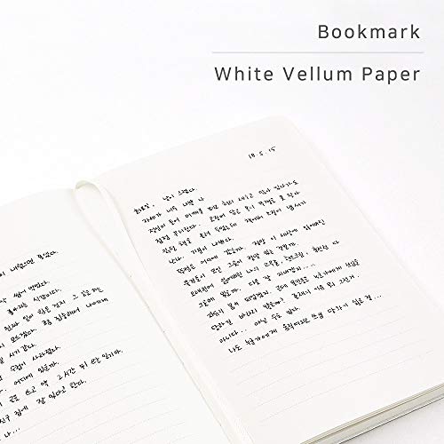 EEDENDESIGN Cherishable Hardcover Boundbook Ruled Lined Notebook Journal Diary 5.3" x 7.6" x 0.7"_Sunset