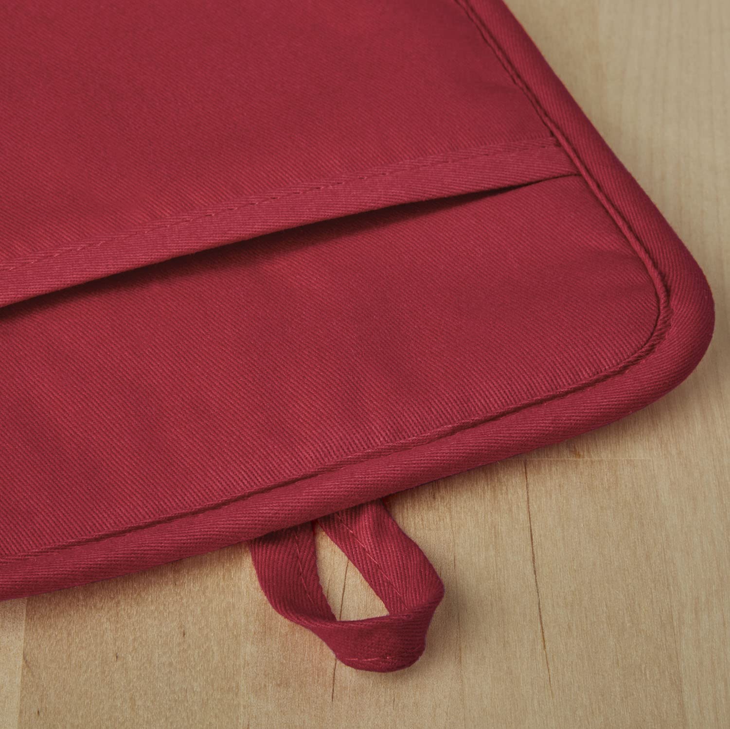 KitchenAid Ribbed Soft Silicone Pot Holder 2-Pack Set, Passion Red, 7"x9"