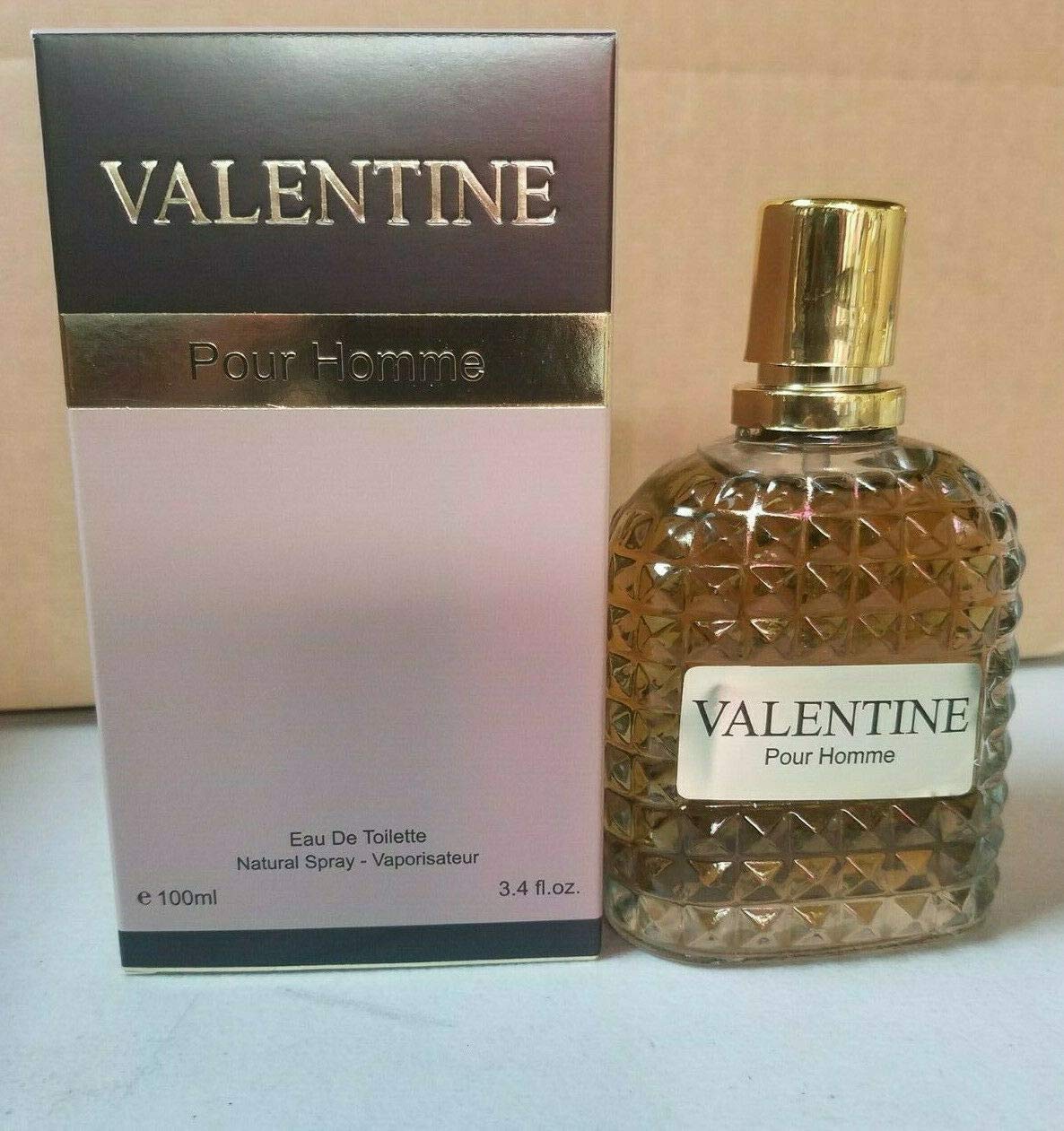 Valentine Pour Homme For Men's Perfume Cologne EDT 3.4 fl.oz.