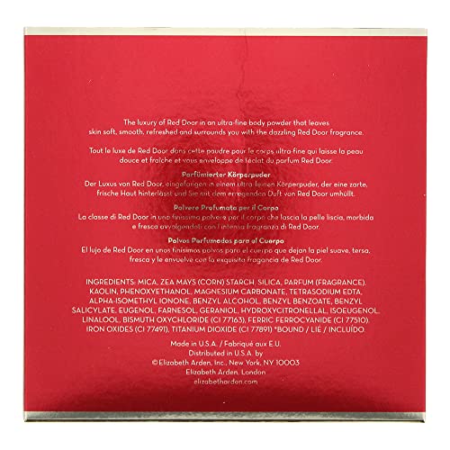 Elizabeth Arden Red Door, Body Powder for Women, Eau de Toilette, 5.3 Oz