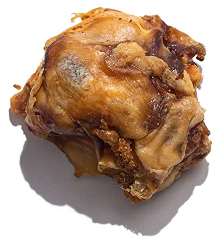 Jack&Pup Knee Bones Dog Treats - Premium Grade Roasted Dog Chew Bones (10 Pack) - Single Ingredient All Natural Gourmet Long Lasting Dog Bone- Savory Smoked Beef Flavor (10 Piece Pack)