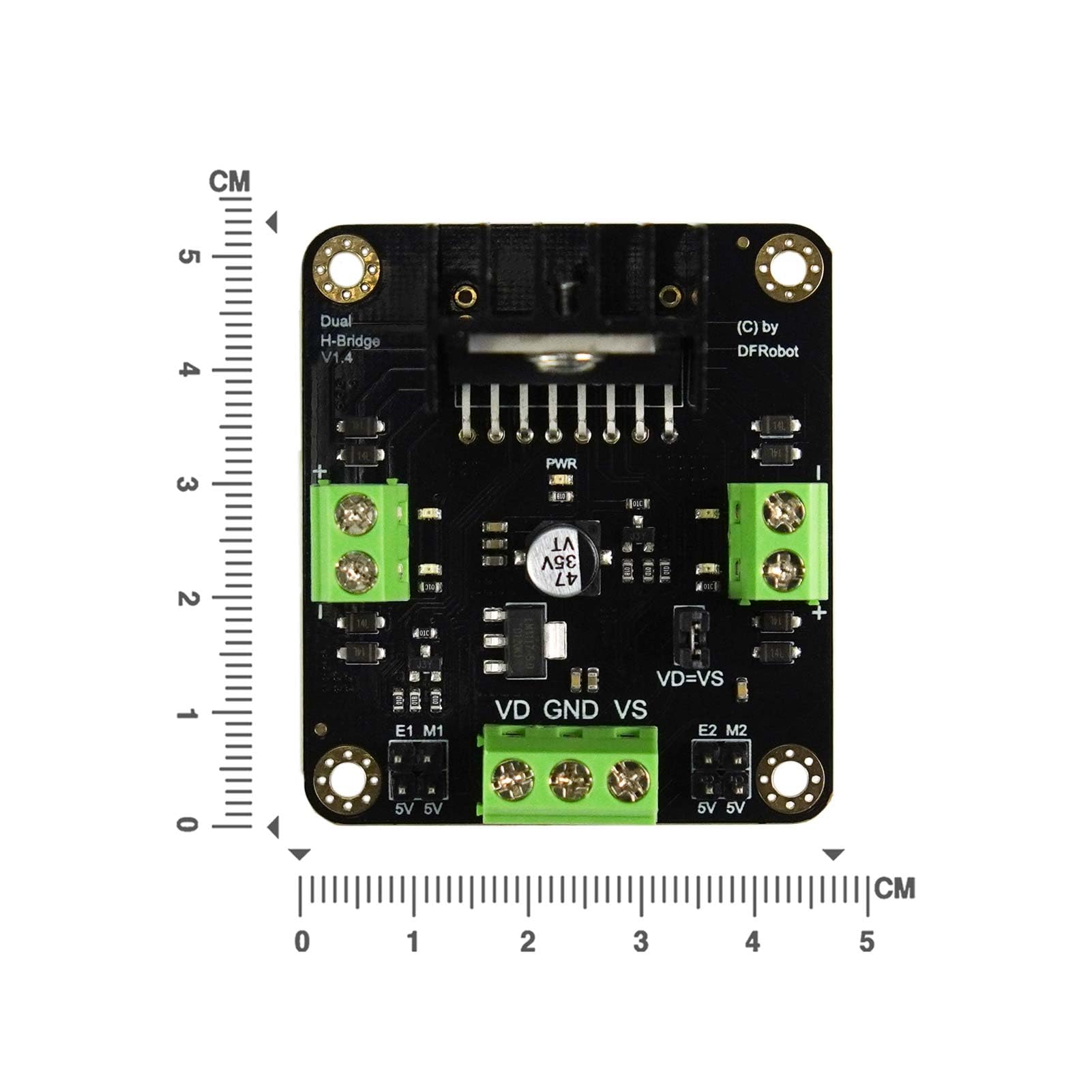 DFROBOT MDV 2x2A DC Motor Controller for Arduino (L298N)
