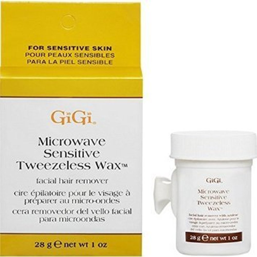 GiGi Microwave Tweezeless Wax, 1 Ounce (Pack of 3)
