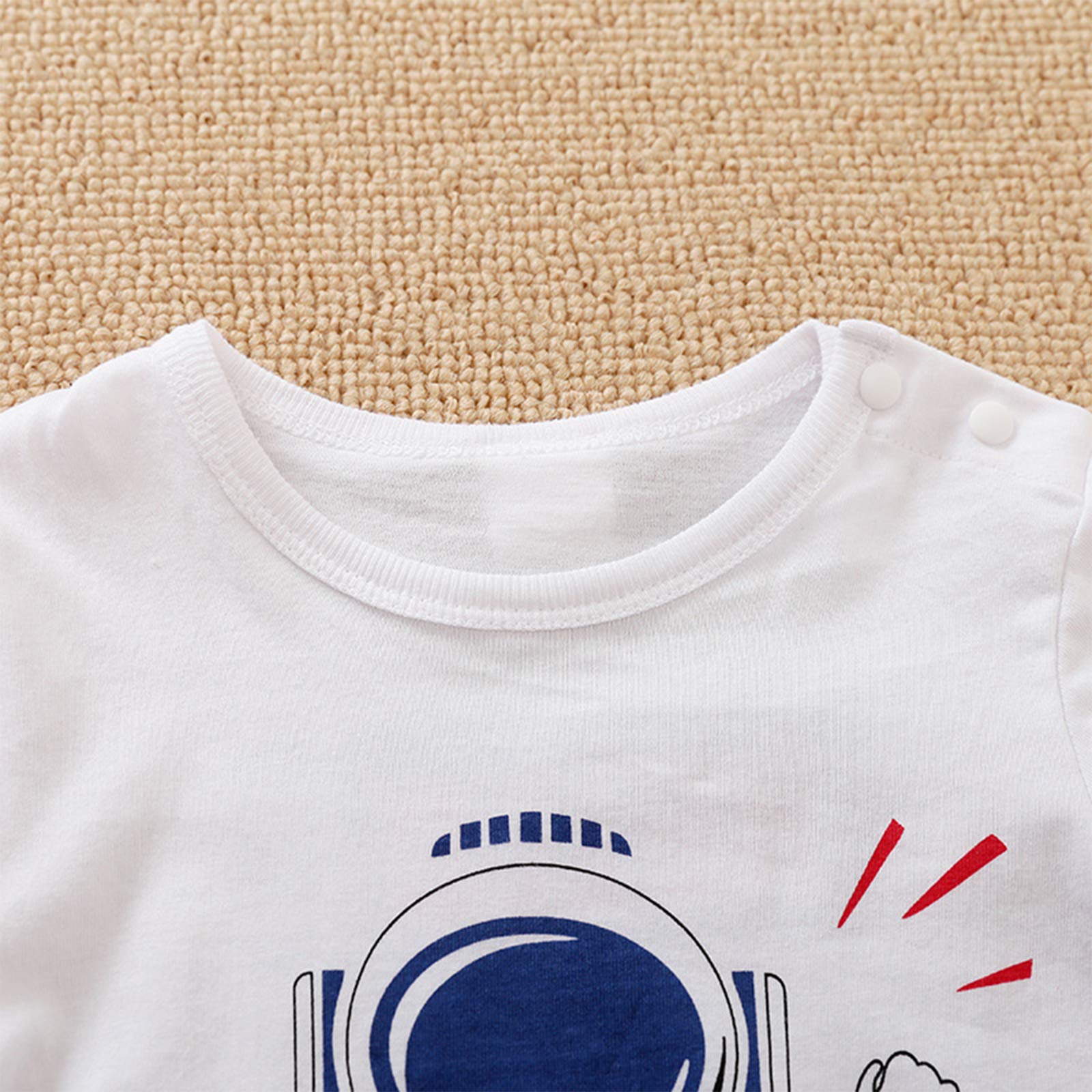 RELABTABY Infant Baby Boy Clothes Astronaut Print Romper Jumpsuit Bodysuits Outfits Onesies Spring and Autumn