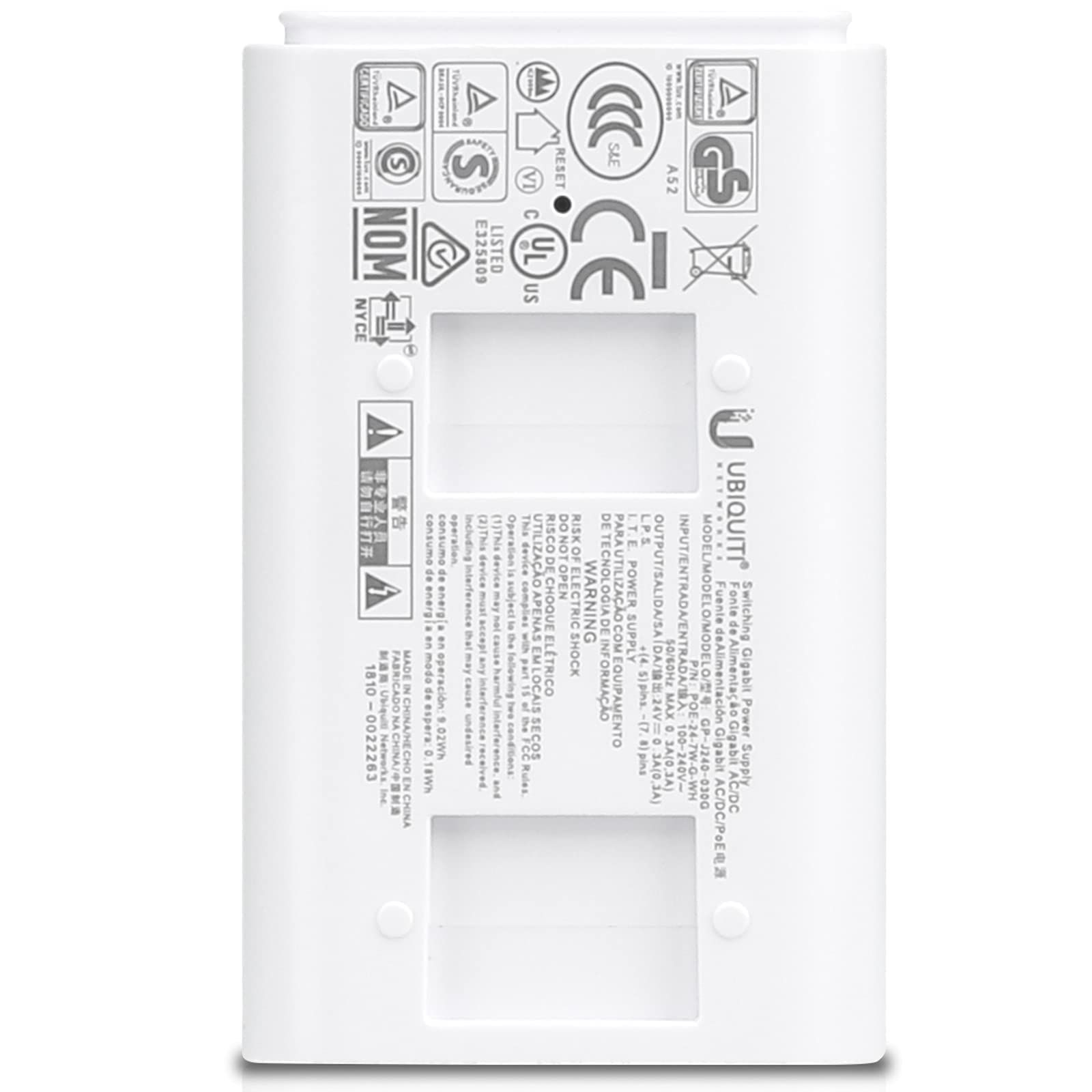 Ubiquiti POE-24-7W-G-WH PoE Injector