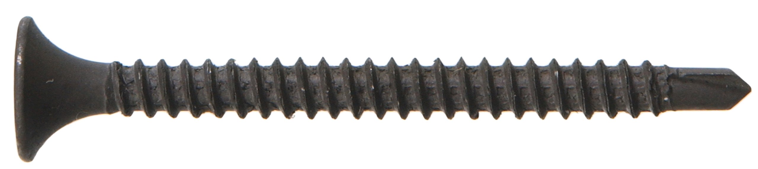The Hillman Group 47110 6 x 1-Inch Self Drilling Drywall Screw Number 2 Self Drilling Point, Black