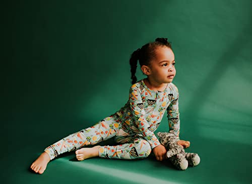 Jade&Kai Bamboo Footie Pajamas | Naptime n' Noodles | Soft and Stretchy | Gentle on Skin | Zipper Closure | Multiple Sizes (0-3mo)
