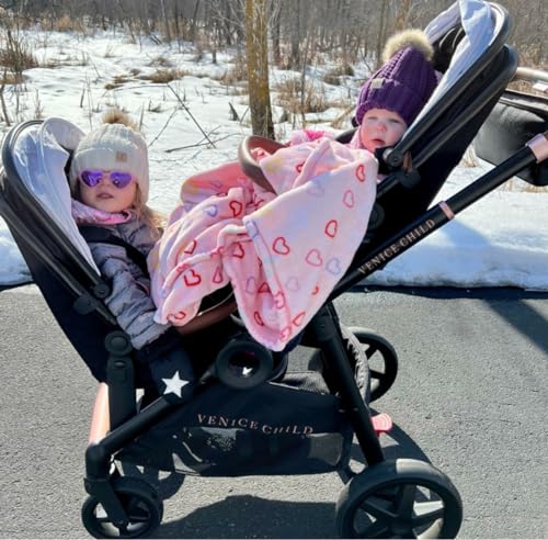 Venice Child Maverick Tandem Travel System Single to Double Stroller- Includes 2 Toddler Seats (Package 3, Twilight Gray)