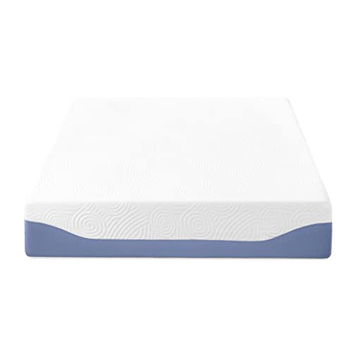 Mellow 12 Inch Cooling Gel-Infused Memory Foam Bed Mattress, Medium Firm Sleep and Breathable Fabric Cover, Twin , Mattress In A Box