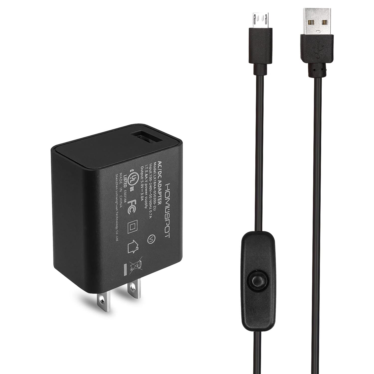 MakerSpot, Raspberry Pi 3 B+ Model B Plus Starter Kit by MakerSpot with 5v3a UL Listed Charger HDMI Cable Heat Sink & 32GB MicroSD Card