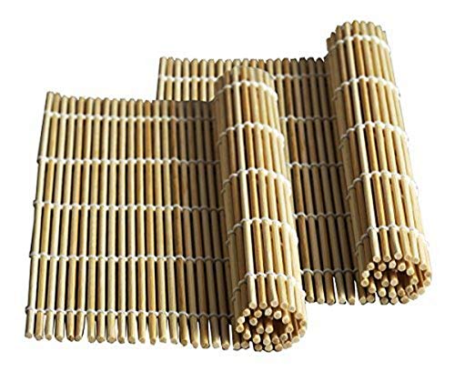 JapanBargain 1574, Sushi Roller Bamboo Sushi Rolling Mat Sushi Maker, 10.5 inch, Set of 2