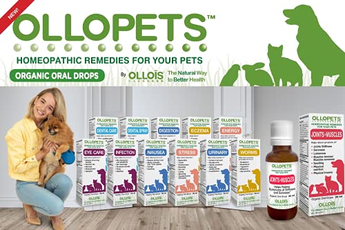 OLLOPETS Worms, Organic Homeopathic Remedy for All Pets, 1 Fl Ounce