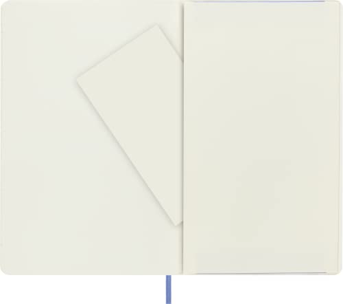 Moleskine Classic Notebook, Soft Cover, Large (5" x 8.25") Ruled/Lined, Hydrangea Blue, 192 Pages