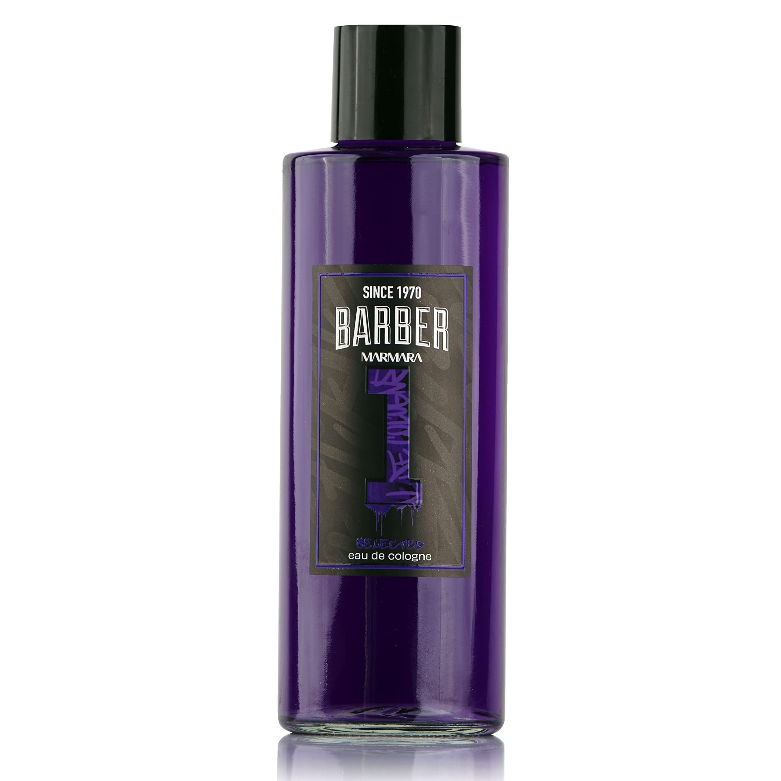 Marmara Barber Cologne - Best Choice of Modern Barbers and Traditional Shaving Fans (No 1 Purple, 500ml x 1 Bottle)