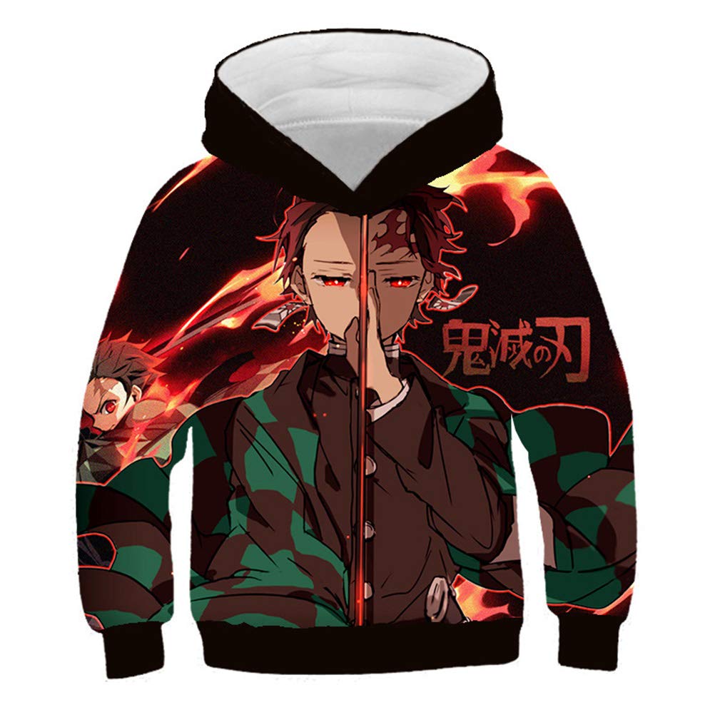 xinsheng kids anime Slayer casual 3D printed pullover toddler spring and autumn hoodie sweatshirt (style 11, 8-9)…