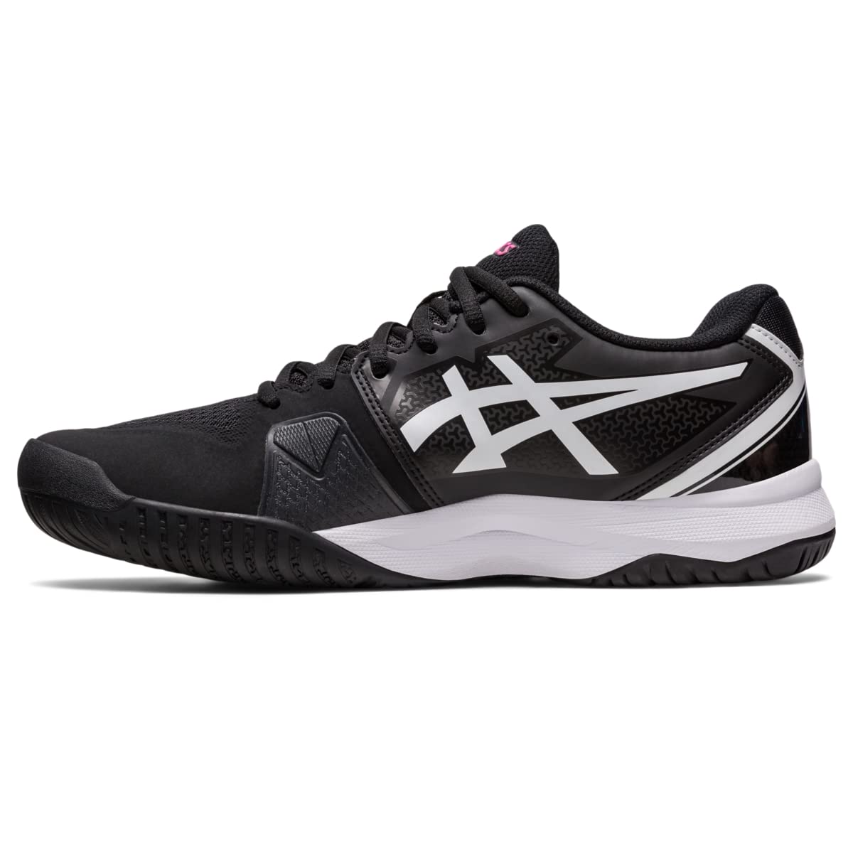 ASICS Men's Gel-Challenger 13 Tennis Shoes, 10, Black/HOT Pink