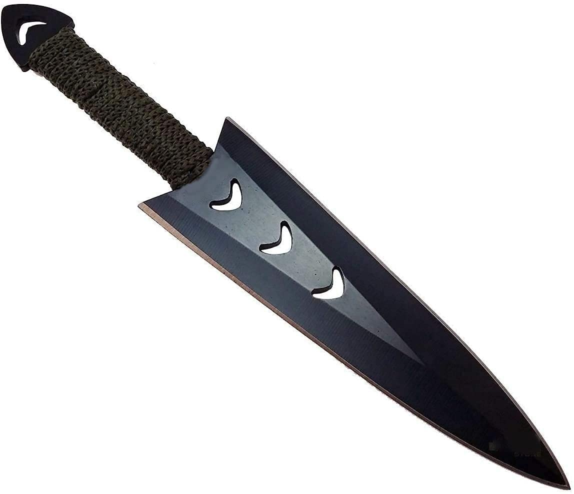6 pcs. Ninja Tactical Combat Hunting Kunai Throwing Knife Set w/ Sheath Case