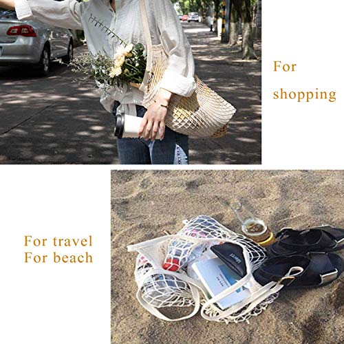 Reusable Cotton Mesh Grocery Washable Bag Black