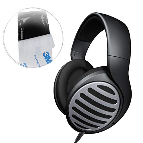 kwmobile Headband Cushion Pad Compatible with Sennheiser HD515 / HD555 / HD595 / HD518 - Headphones PU Leather Cushion - Black