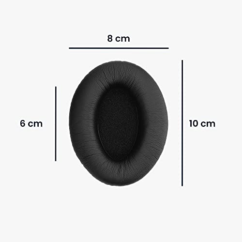 kwmobile Replacement Ear Pads Compatible with Bose A20 Aviation Headset - Earpads Set for Headphones - Black
