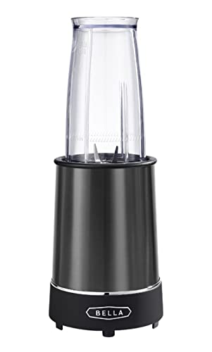 Bella - 14-oz. Rocket Blender - Black Stainless Steel