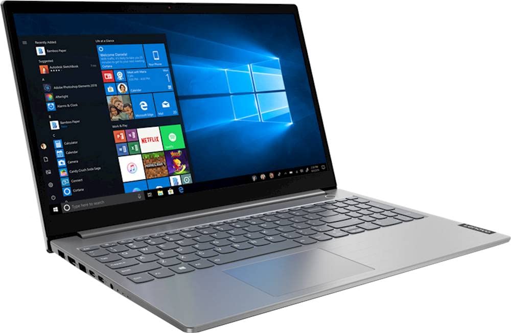 Lenovo ThinkBook 15 IIL Core i5-1035G1 8GB 256GB SSD 15.6-inch 1080p Backlit Keyboard Windows 10 Pro Laptop (Renewed)