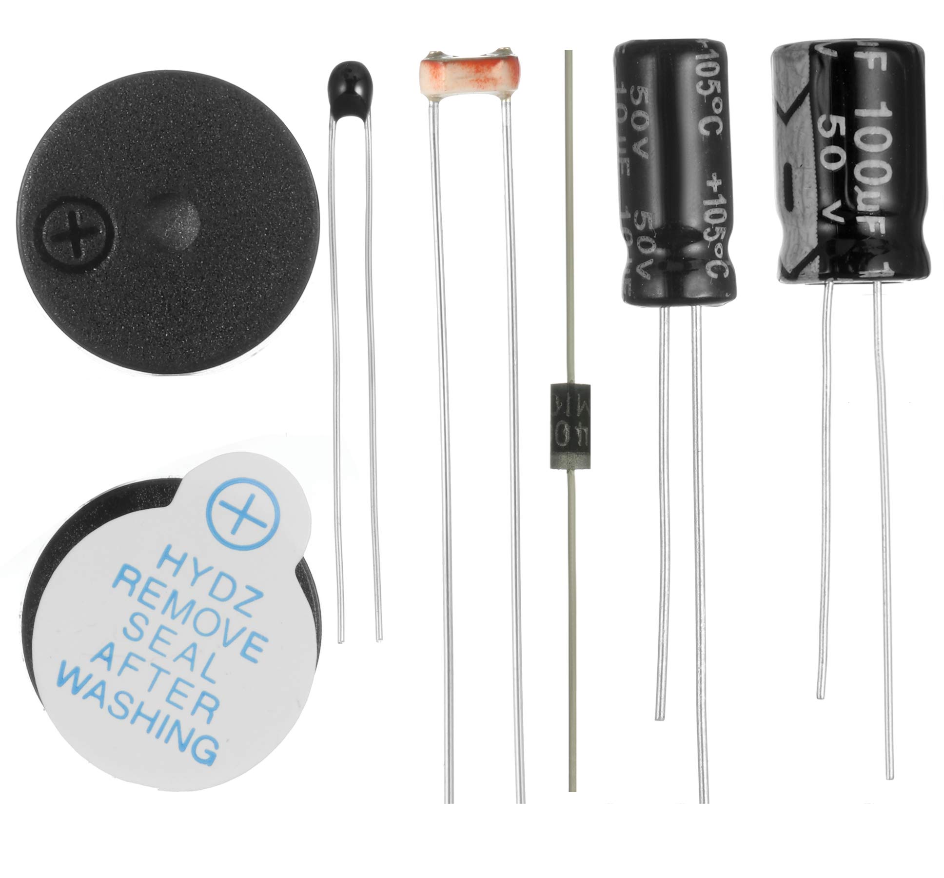 DEYUE 398 Electronic Starter Fun Kit Bundle | Basic Electronics Components Starter Kit | for Arduino, Raspberry Pi, STM32 | Power Supply Module, Power Adaptor, Jumper Wire