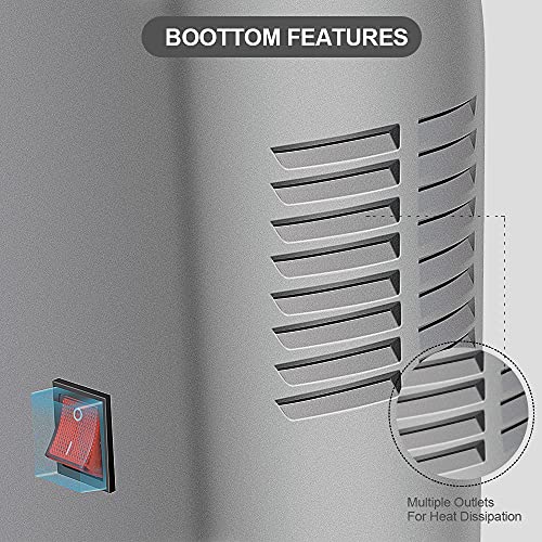 Electric Shaved Ice Machine 11 Inch Height 380W Three Blade Ice Crusher Snow Cone Maker Machines 220lbs/hr for Home and Commercial Use (Silver)