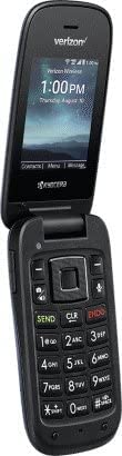 Kyocera Cadence LTE S2720 Flip phone 4G- Blue (Verizon Wireless Prepaid) Renewed