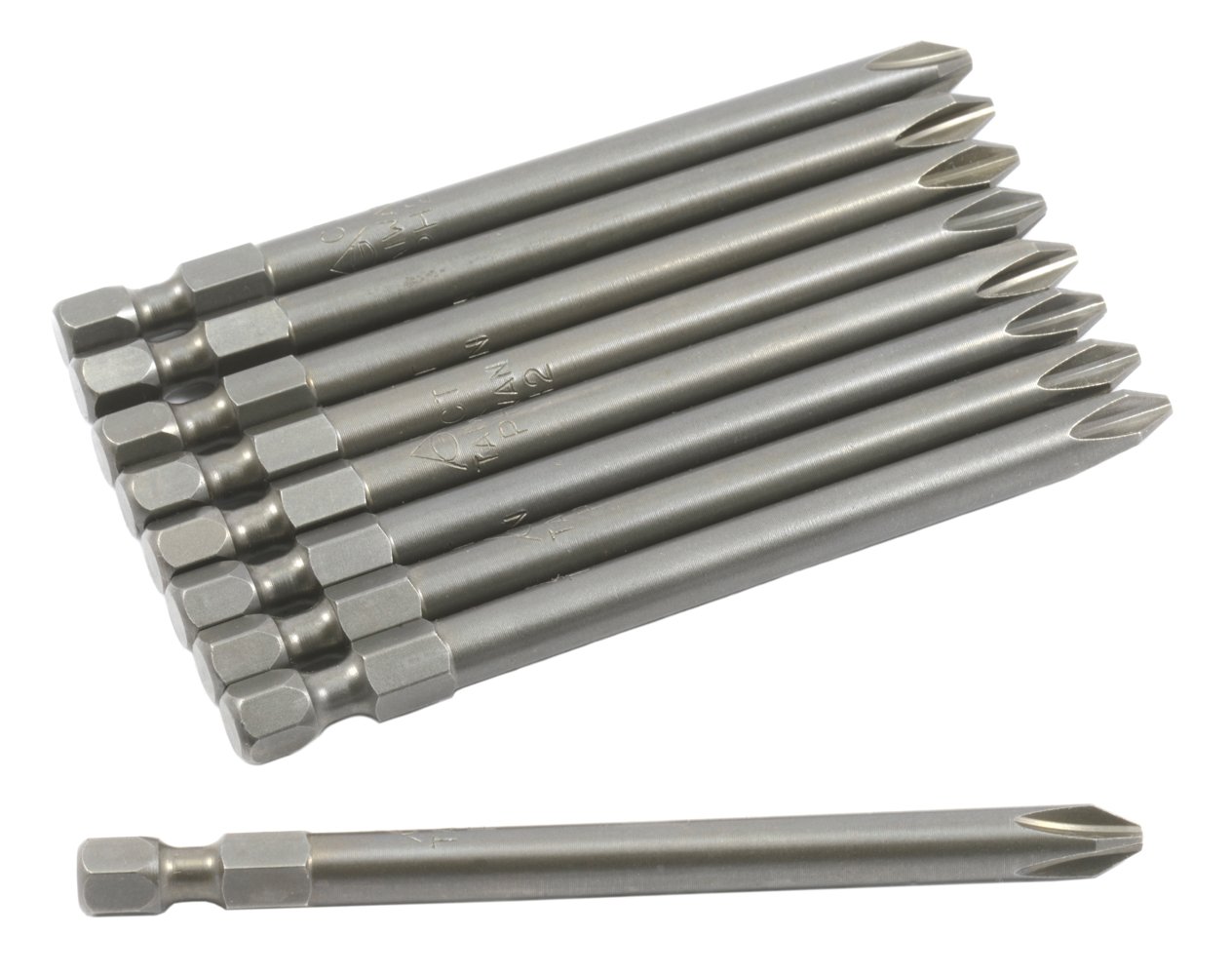 Forney 70734 Power Bit Phillips, 2-by-3-Inch, 10-Pack