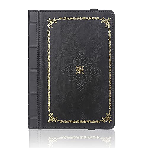 Book Style Pu Leather Case Cover for 6" ebook Reader Case Cover for Sony/kobo/Pocketbook/Nook/tolino 6inch ebook Reader (Black)
