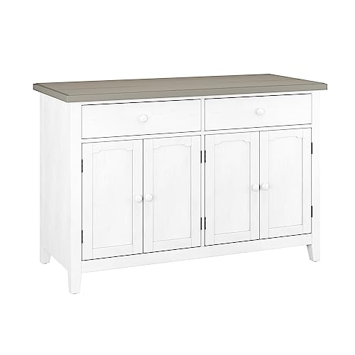 Hillsdale Furniture Hillsdale Clarion Server Distressed Gray/Sea White