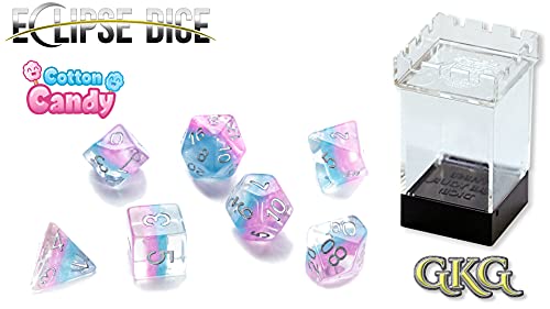 Gatekeeper Games Eclipse Dice Cotton Candy,Multi