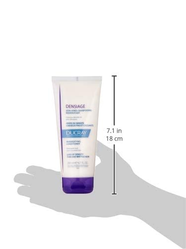 Ducray Densiage Redensifying Conditioner, Visiblity Thickens Brittle Aging Hair, 6.7 oz.