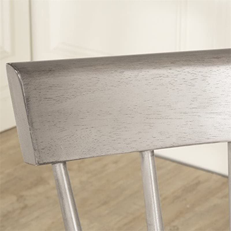 Hillsdale Furniture Hillsdale Mayson Spindle Back, Set of 2 Dining Chair Gray
