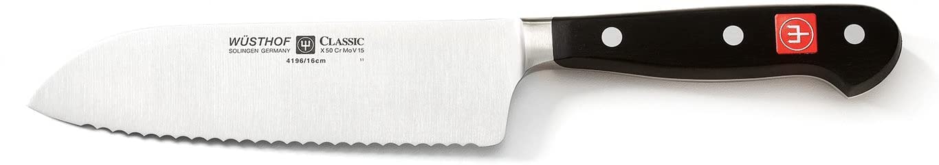 Wusthof 6-in. Classic Serrated Santoku Salad Knife