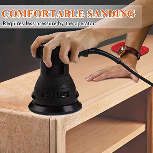 70PCS Wet Dry Sanding Discs, Gibolin 5 Inch 8 Hole Hook and Loop Sandpaper, 400 600 800 1000 1500 2000 3000 Assorted Grits Sanding Sheet, Orbital Dustless Sander for Wood Car Boat Polishing Finishing