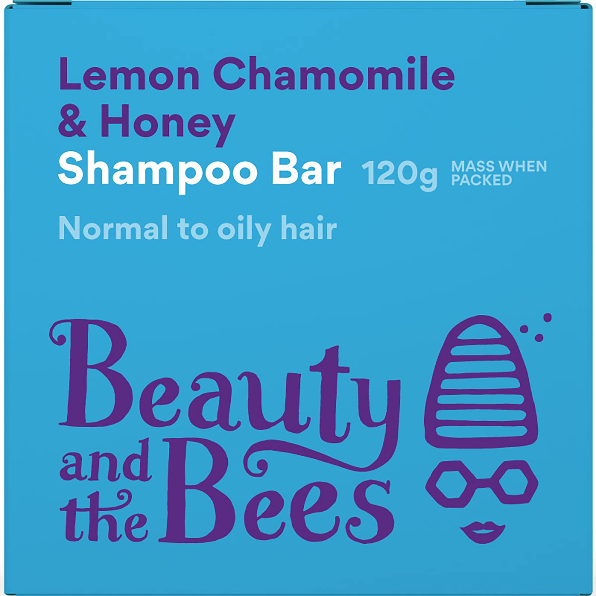 Beauty and the Bees Eco-Friendly Lemon & Chamomile solid SHAMPOO Bar for Blonde Hair Shine Enhancing Brightening Highlights