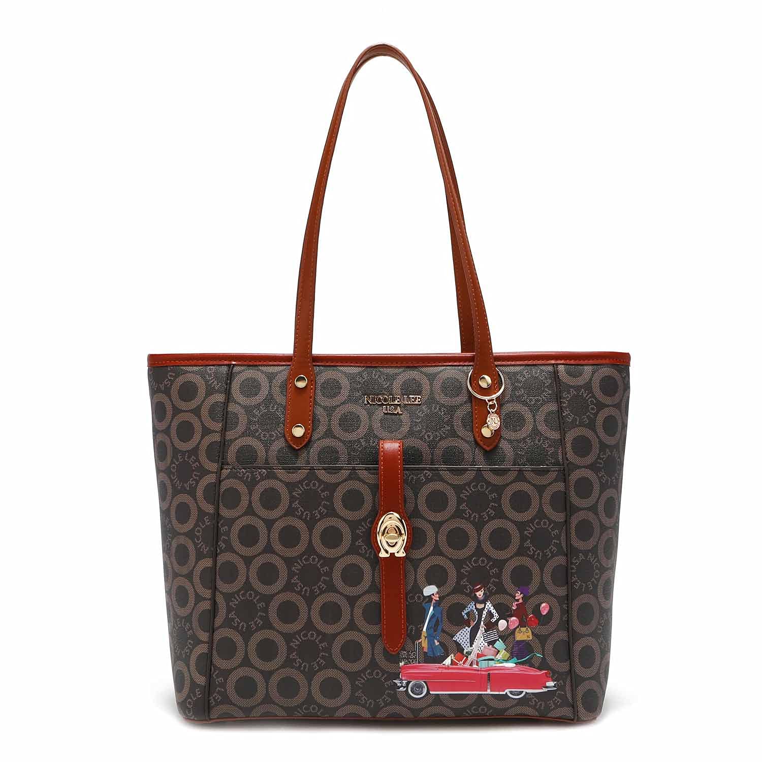 Nicole Lee Small World Shopper (SMALL WORLD (BROWN))