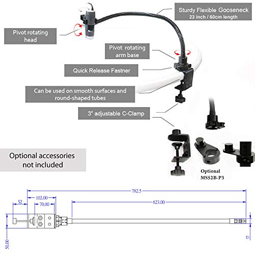 Dino-Lite RK-02 Desk Clamp Flex Arm Mount