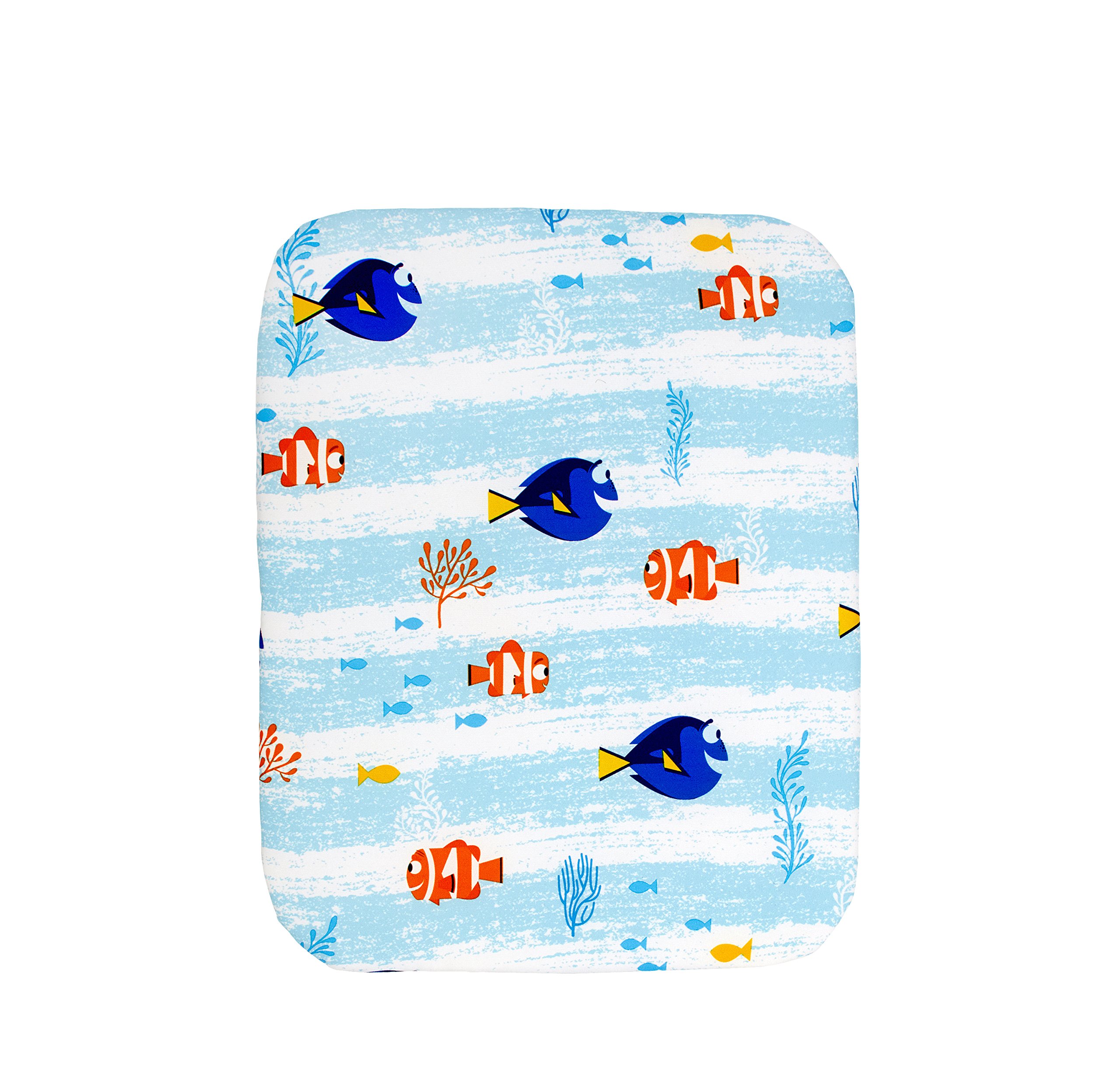 Disney Finding Dory 4 Piece Toddler Bedding Set, Blue/Orange/Yellow