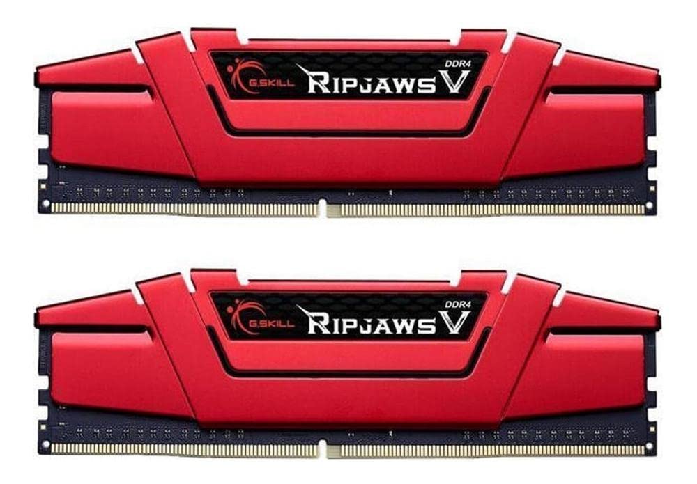 G.SKILL 16GB (2 x 8GB) Ripjaws V Series PC4-21300 2666MHz 288-Pin Desktop Memory Model F4-2666C19D-16GVR